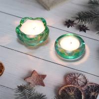 China Long Lasting Scented Candles Luxury Fancy Design Romantic Colored Glass Jars for sale