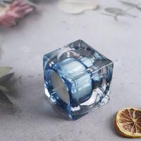 China Transparent Romantic Scented Candle Glass White Soy Wax With Gift Box for sale