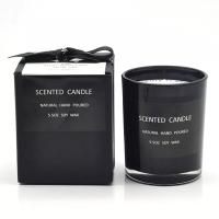 China Luxury Fragrance Scented Candle Glass Jar Aromatherapy For Wedding Birthday for sale