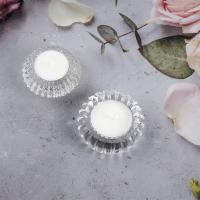 China Custom Pillar Home Fragrance Scented Candle Ceramic Glass Machine Pressed for sale