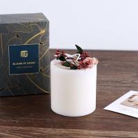 China Cement Canned Scented Candle Set Jar And Box Luxury for sale