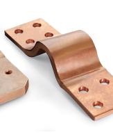 China 12v Copper Electrical Connectors Busbar Flexible Connectors for sale