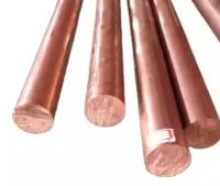 China ASTM C11000 Solid Copper Earth Rod Bar Square Shape for sale
