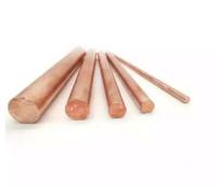 China ASTM C11000 Solid Copper Earth Rod Bar Square Shape for sale