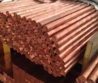 China Polished Surface 99.9% red copper Diameter 10-50mm C11000 solid copper bars for construction for sale