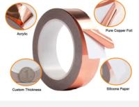 China Conductive Copper Insulation Tape Foil  Double Sided Adhesive for sale