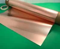 China Adhesive EMI Shielding Copper Foil Tape Electric Barrier For Stained Glass for sale