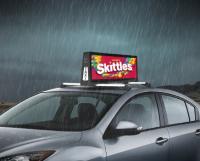 China 2.5mm 3mm Taxi Top Led Display For Exterior Advertising for sale