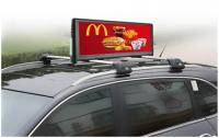 China Double Sided Advertising Taxi Top Led Display Roof For Car 4g Wifi 5mm P5 for sale