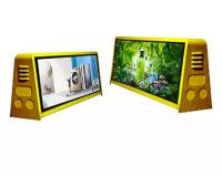China Remote Control Double Sided Fullcolor Sign Taxi Top Led Screen Advertising Waterproof for sale