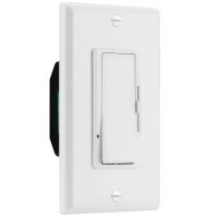 China 0-10V Digital IC Control Dimmer Rocker Switch with Slider - 110V-277V Input, 150W LED/600W Halogen Load Capacity for sale