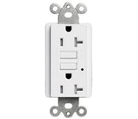 China 20A 125V GFCI Electrical Outlet with Tamper-Resistant Design and ETL Certification for Indoor Use for sale