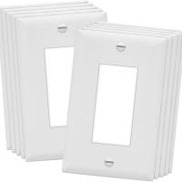 China 116x70.2mm Glossy Rectangular Wall Plate for US Light Switches and Outlets with Screw Holes for sale
