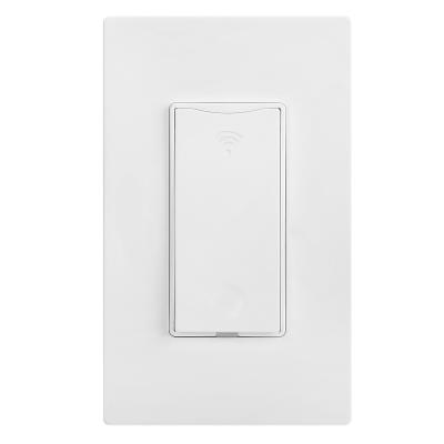 China 10A Smart Wall Switch with App & Voice Control for 220V Home Automation - Wi-Fi Enabled Single Pole Rocker for sale