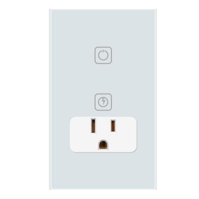 China OEM Smart Socket Switch Combo 10A 15A 125V WiFi with Tuya App Control for Home Automation for sale