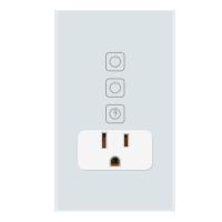 China 2 Gang WiFi Smart Switch with Power Monitor - AC 110V-240V, 10A Max Load, 116×71×43mm Dimensions for sale