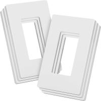 China Rectangular Plastic 1 Gang Wall Plate Screwless Matte Finish 116x70.2mm for US Sockets for sale