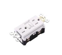 China Slim Design GFCI Interrupter Socket 15A 125V with Self-Grounding and ETL Certification for sale