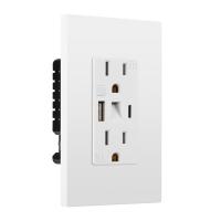 China 20W USB-C PD Wall Outlet with 2700K Night Light - 15A 125V Tamper-Resistant Charging Receptacle for sale