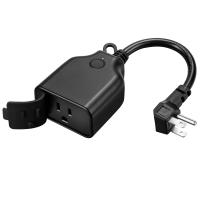 China Tuya Smartlife Outdoor Power Plug 15A 1875W AC110V-240V with IP54 Weather Resistance and Remote Control for sale