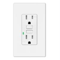 China 15A 125V GFCI Power Outlet with Self-Grounding and 0.025s Trip Time for Enhanced Electrical Safety for sale