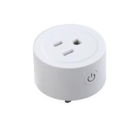 China Portable WiFi Smart Plug Socket 10A 1200W with US Standard Plug - Tuya App & Voice Control for sale