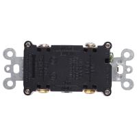 China 125V 20A Slim GFCI Electrical Outlet with Self-Test Function - 6000 Cycle Mechanical Life, 4-6mA Trip Level for sale