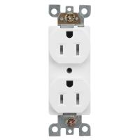 China Electrical Grounding Duplex Receptacle 15A 125V Wall Socket with UL Certification and Standard Safety Features for sale