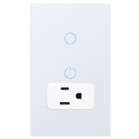 China ETL/FCC Certified WiFi Smart Wall Socket with 10A Max Current and Durable ABS & PC Material for sale