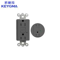 China 125V 15A Tamper Resistant GFCI Electrical Outlet Self-Test UL943 Standard Grounding Receptacle for sale
