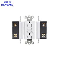 China 125V 15A Tamper Resistant GFCI Electrical Outlet Self-Test UL943 Standard Grounding Receptacle for sale