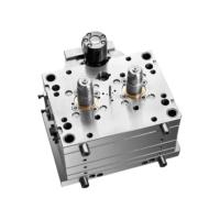 China 100k Shot Thread Unscrewing Mold 2 Cavity Unscrewing Plastic Injection Molds for sale