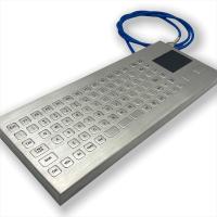 China Industrial Stainless Steel Keyboard Waterproof Dustproof Violence Resist Keyboard for sale