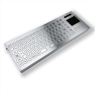 China Wireless 2.4G Industrial Keyboard With TouchPad  F-TP-386143-W 3500g Weight for sale