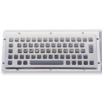 China IP65 Waterproof Flush Mounted SUS304 Stainless Steel Kiosk Keyboard for Self-Service Terminal Keyboard Applications for sale