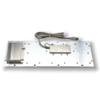 China KIOSK IP65/IK07 Stainless Steel Industrial Keyboard With Trackball Waterproof Dustproof  Explosionproof Rear Panel Mounted -40℃ for sale
