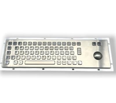China Best price Vandal Proof Kiosk Keyboard with Trackball outdoor using IP65 IK07 Multiple languages English/French/German/Italian/Turkish/Spanish/Portuguese/Korean/Arabic/Persian/Polish etc. for sale
