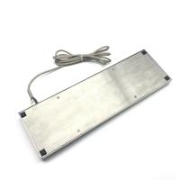 China IP65 Industrial Stainless Steel Keyboard Desktop Keyboard waterproof dustproof  -40℃ for sale