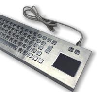 China IP65 Industrial Stainless Steel Keyboard Desktop Keyboard waterproof dustproof  -40℃ for sale