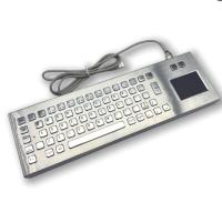 China IP65 Industrial Stainless Steel Keyboard Desktop Keyboard waterproof dustproof  -40℃ for sale