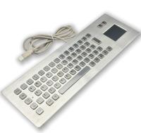 China Multi-Platform Industrial Keyboard (Silver) with Built-in Touchpad – Designed for Rugged Use Across Windows, Mac, Linux, Unix, ArmOS & Android Systems. for sale