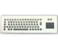 China IP65 / IK07 Panel Mount Keyboard Stainless Steel Industrial Keyboard 2 Keys Touch Pad for sale
