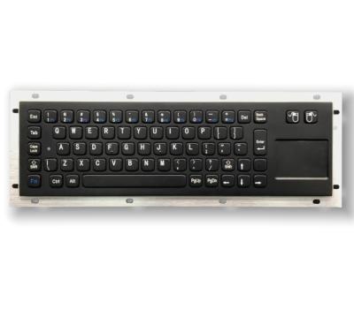 China Rear-Panel Mount Stainless Steel Kiosk Keyboard – IP65/IK07 Sealed for Extreme Temperature & Vandal‑Resistant Use for sale