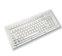 China kiosk IP65 / IK07 102 KEYS Waterproof dustproof Industrial Computer Keyboard USB Rear Panel Mounted -40℃ for sale