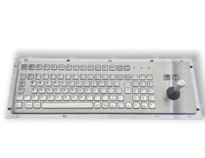 China Best Price Stainless steel IP65 waterproof dustproof Industrial Keyboard With Control Stick Multiple languages English/French/German/Italian/Turkish/Spanish/Portuguese/Korean/Arabic/Persian/Polish for sale