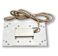 China Lightweight 350g SUS304 Stainless Steel Panel Mounted Keyboard with IP65 / IK07 Protection for sale