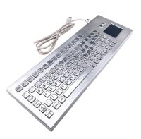 China IP65 / IK07 Stainless Steel Industrial Metal Computer Keyboard Waterproof Dustproof Keyboard usb -40℃ for sale