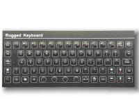 China Panel Mounted Industrial Membrane  Keyboard IP68  Clean room Sanitizable Anti-Static 68 Keys for sale