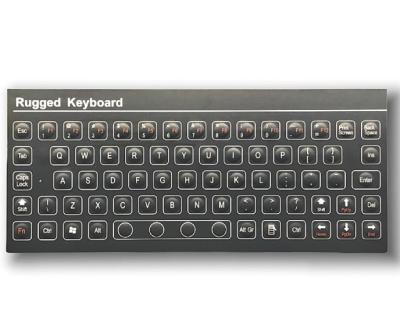 China Panel Mounted Industrial Membrane  Keyboard IP68  Clean room Sanitizable Anti-Static 68 Keys for sale