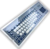 China ​Panel-Mount Industrial Keyboard (IP67, Touchpad Integrated)​ for sale